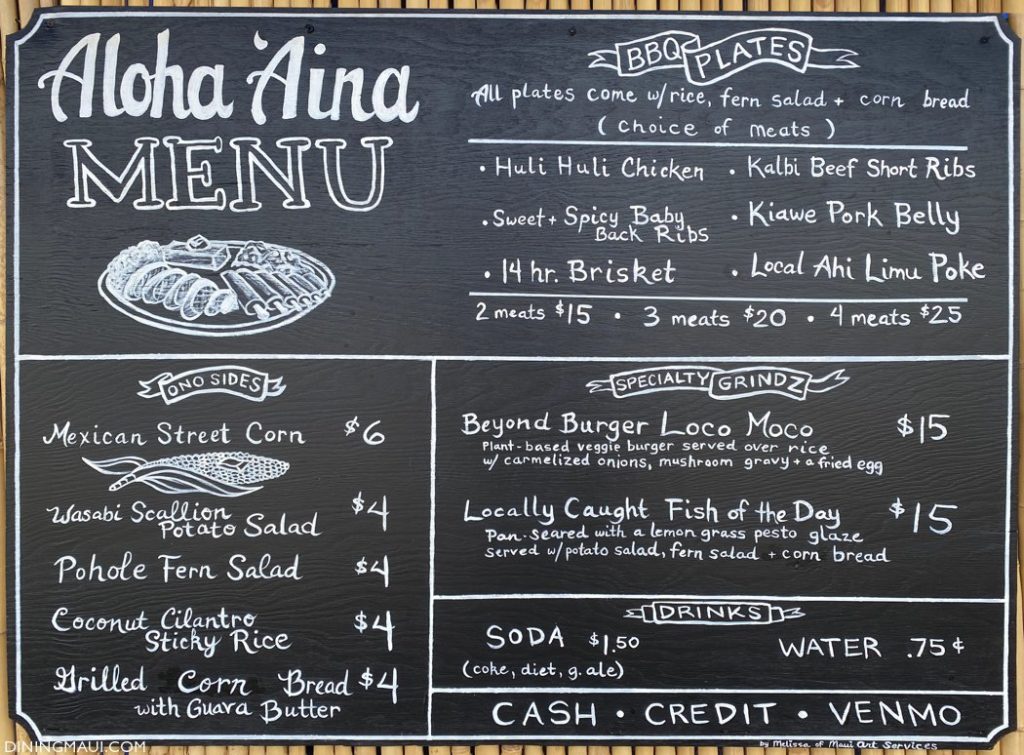 Aloha 'Aina BBQ - Dining Maui Reviews